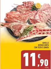 Offerte Agnello nel volantino di iper supermercati - PromoQui