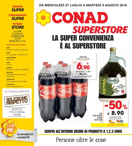 Conad: volantino e offerte