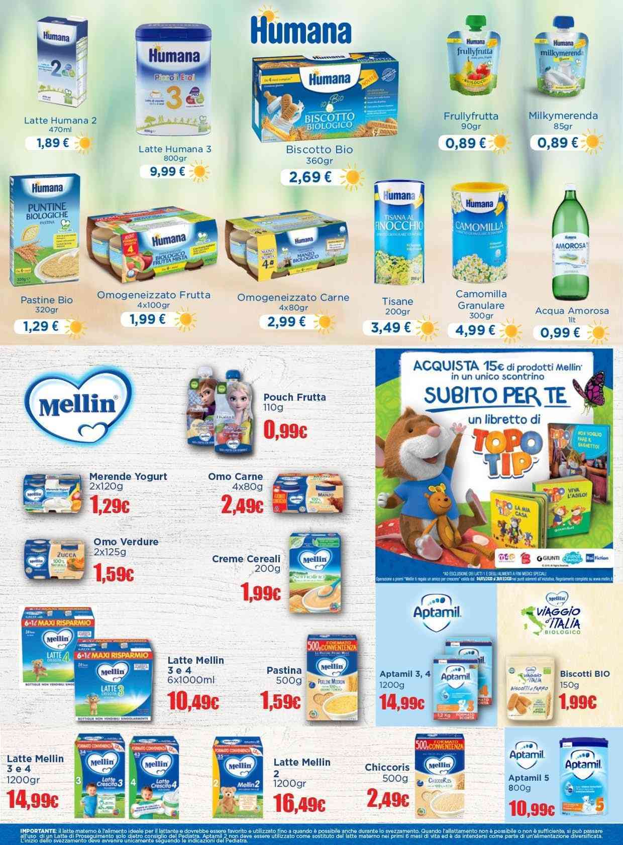 Offerte Humana, coupon, buoni sconto e punti vendita
