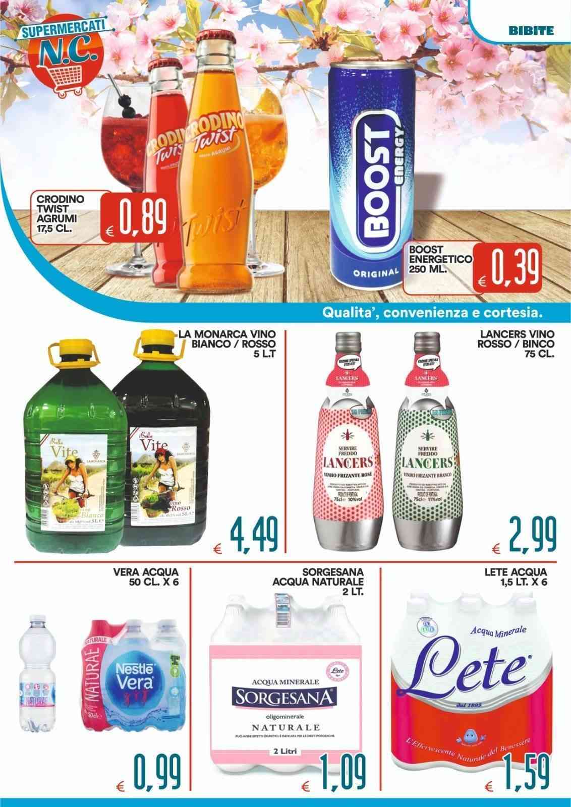 Offerte Acqua Lete nel volantino di iper supermercati - PromoQui