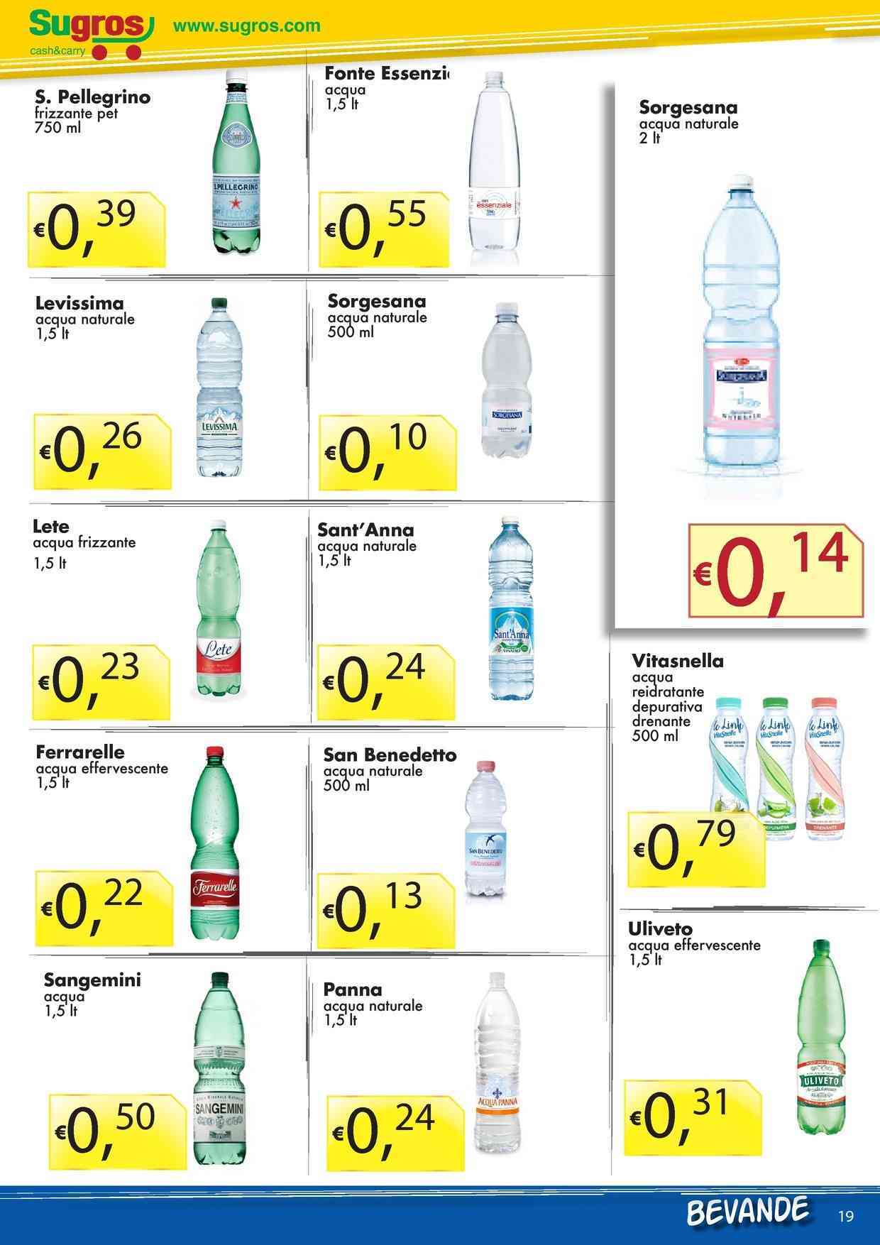 Offerte Acqua Lete nel volantino di iper supermercati - PromoQui