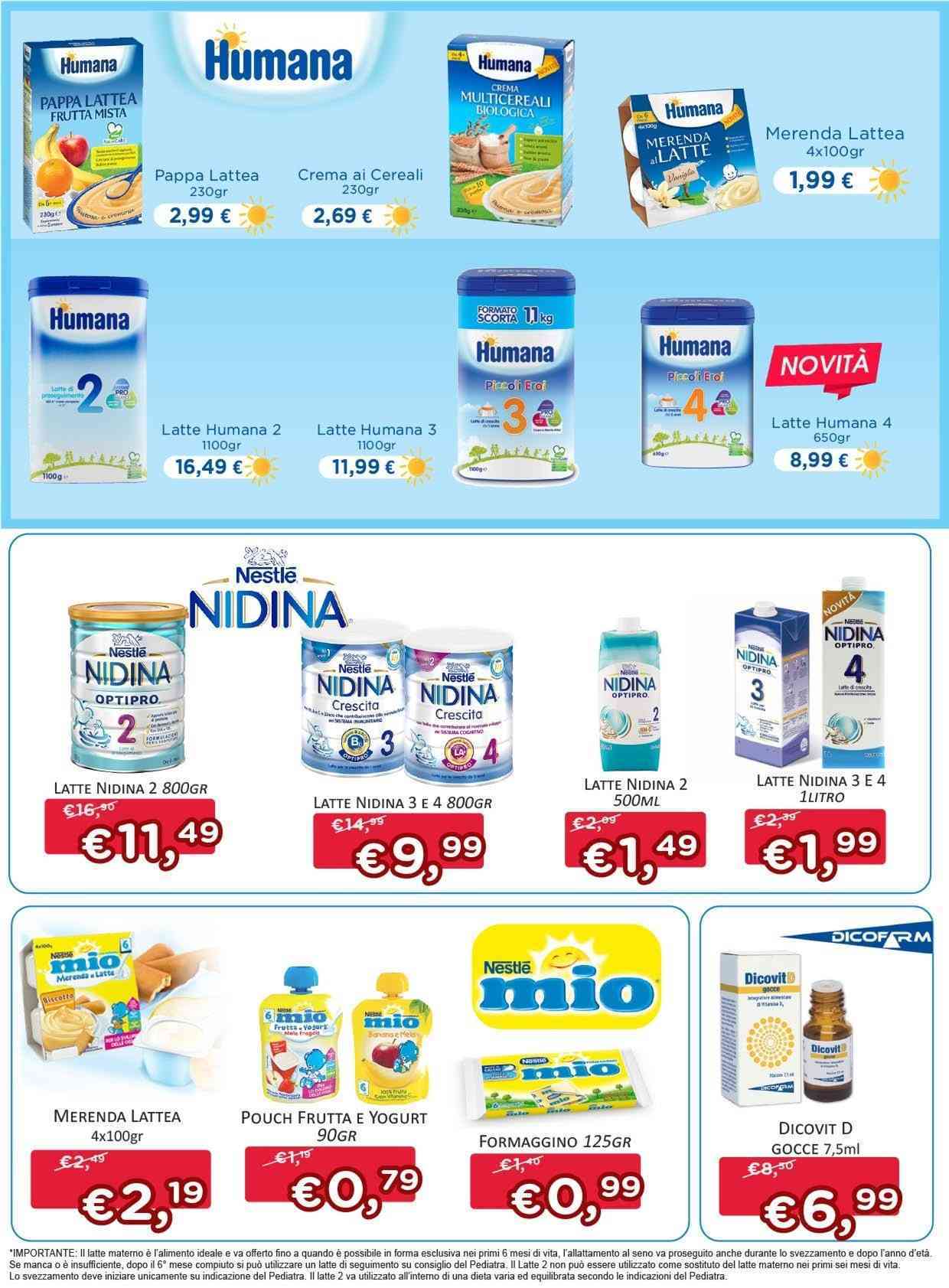 Offerte Humana, coupon, buoni sconto e punti vendita