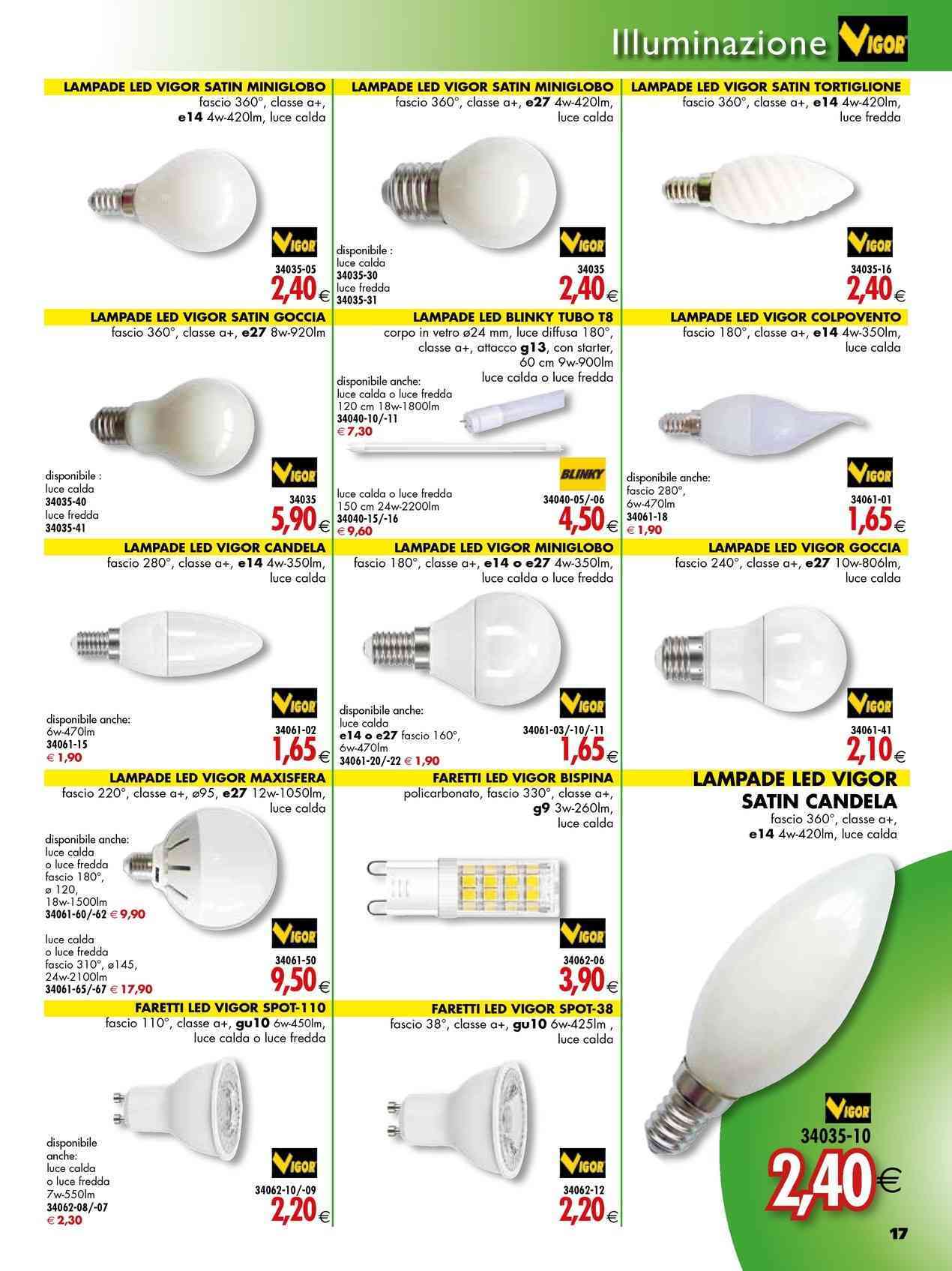 Offerte Lampade a led nel volantino, prezzi negozio - PromoQui