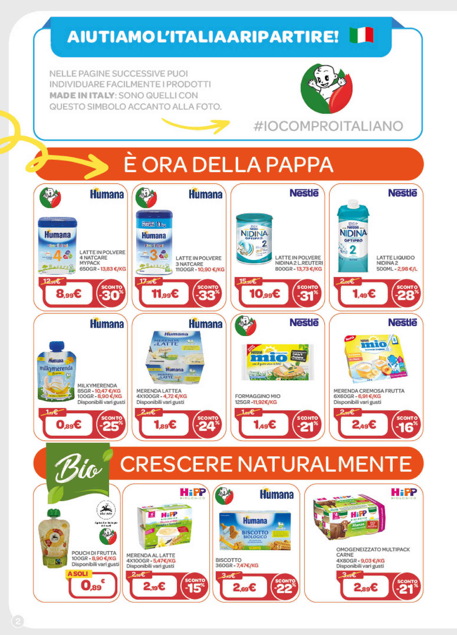 Offerte Humana, coupon, buoni sconto e punti vendita