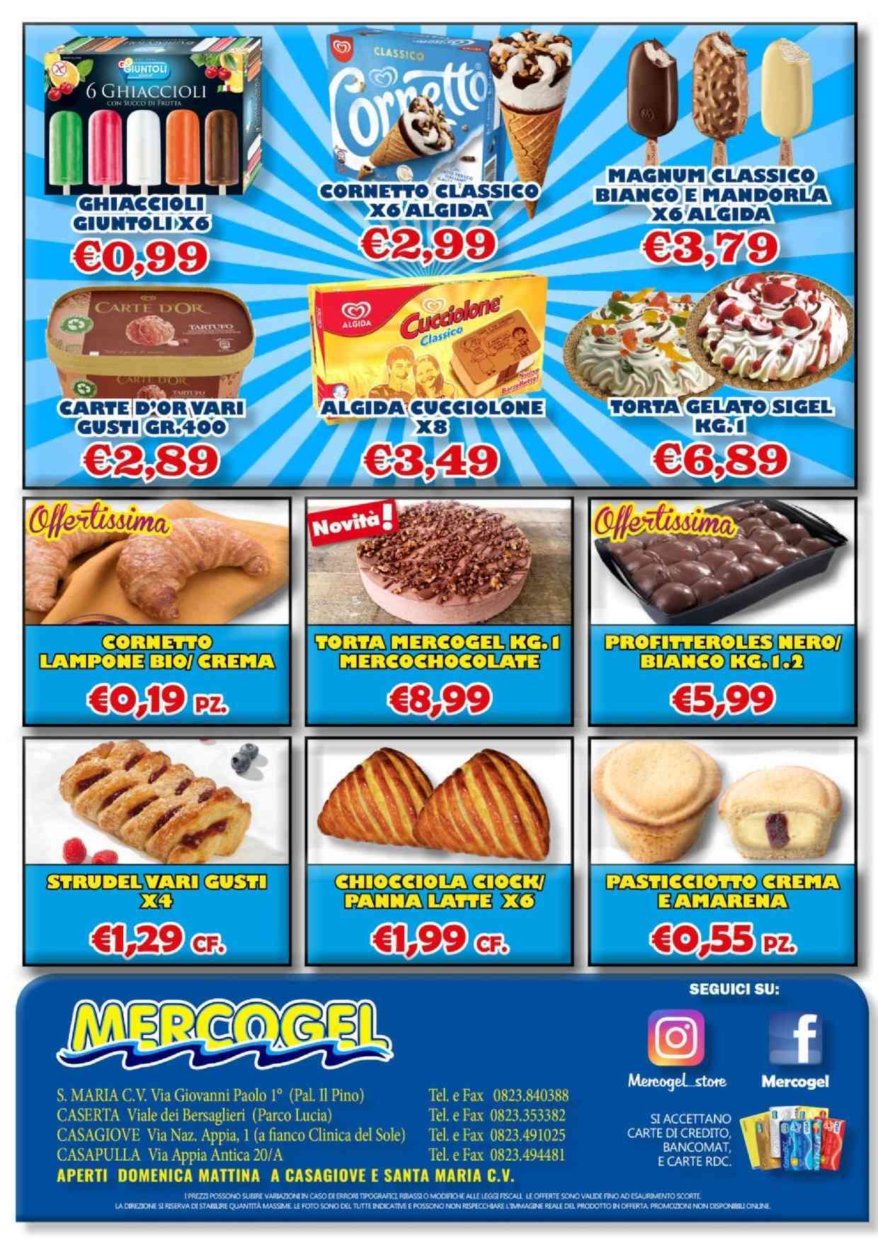 Offerte Torta gelato nel volantino di iper supermercati - PromoQui