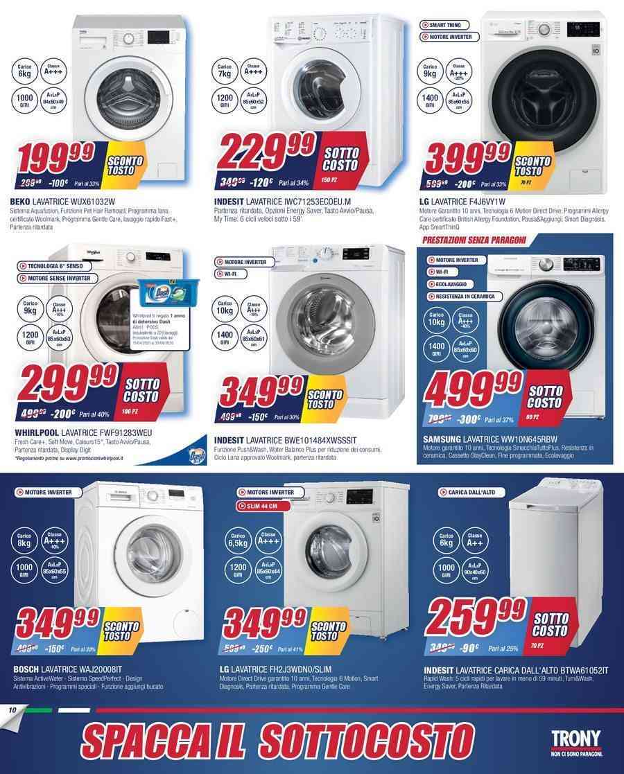 Lavatrice slim, volantini offerte, prezzi e negozi elettronica - PromoQui