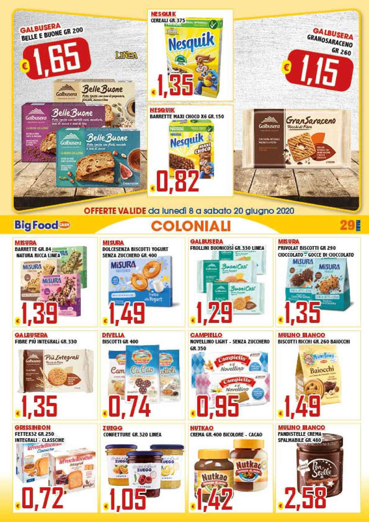 Offerte Biscotti al cioccolato nel volantino di iper supermercati ...