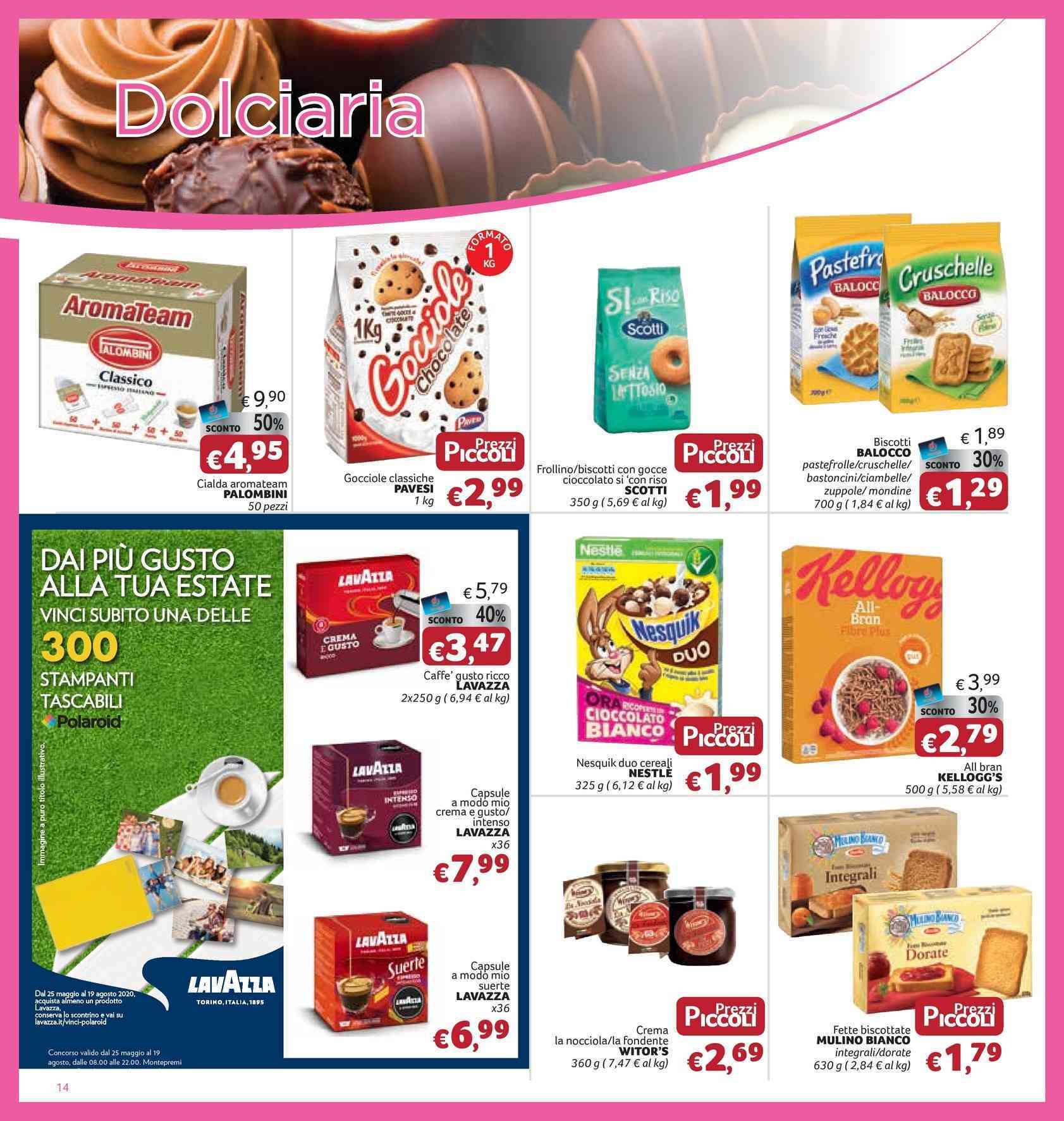 Offerte Biscotti al cioccolato nel volantino di iper supermercati ...