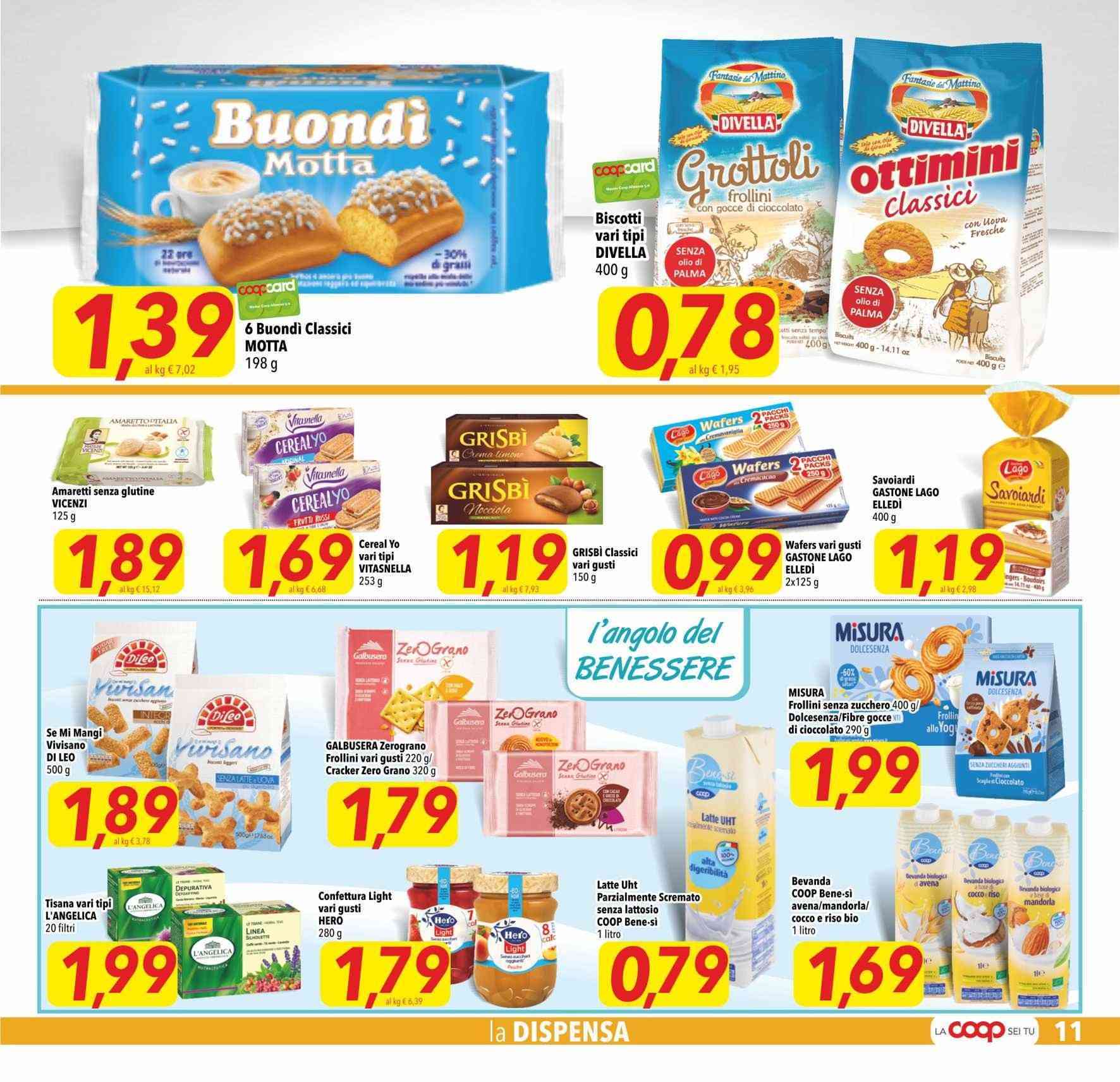 Offerte Biscotti al cioccolato nel volantino di iper supermercati ...