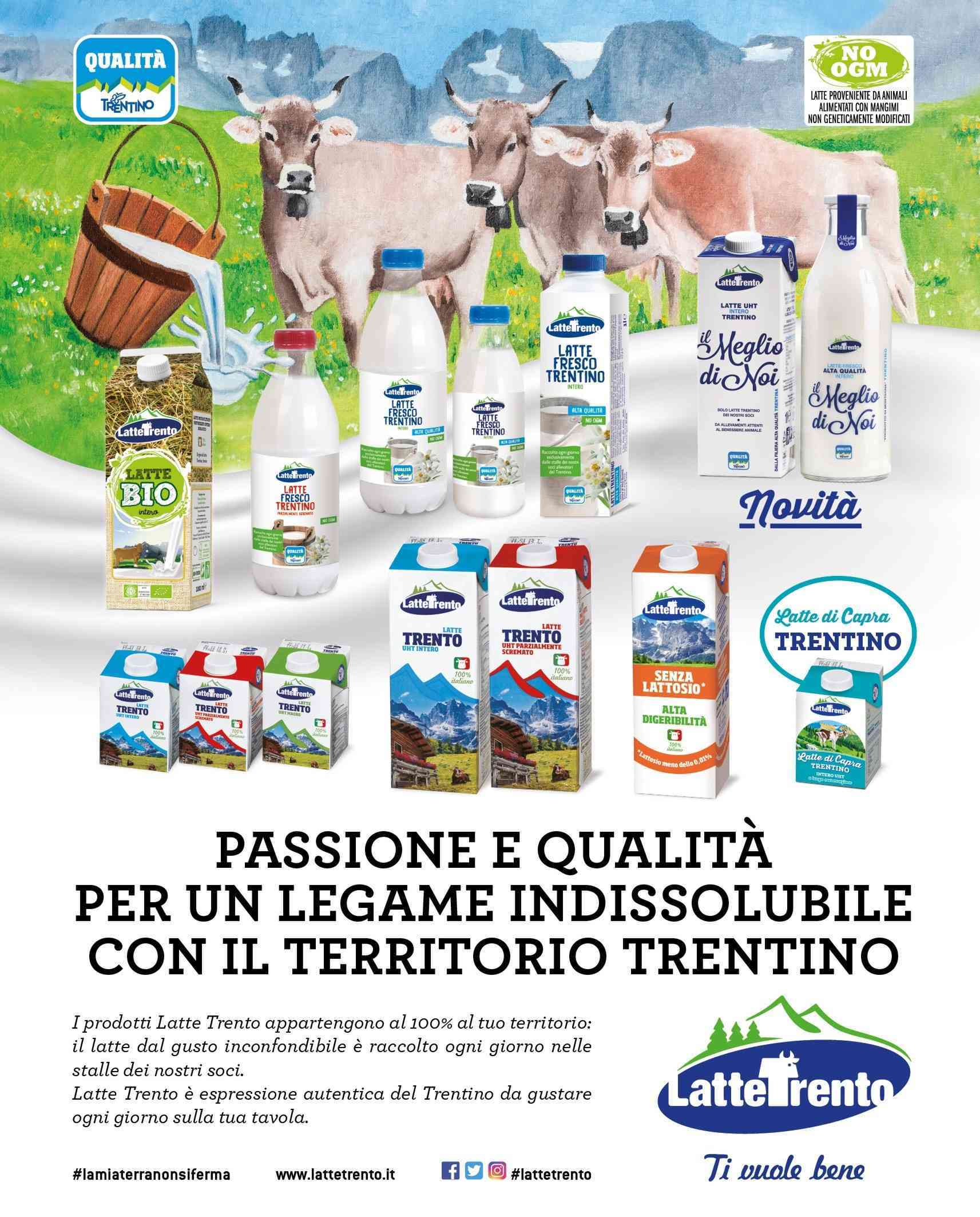 Offerte Latte uht nel volantino di iper supermercati - PromoQui