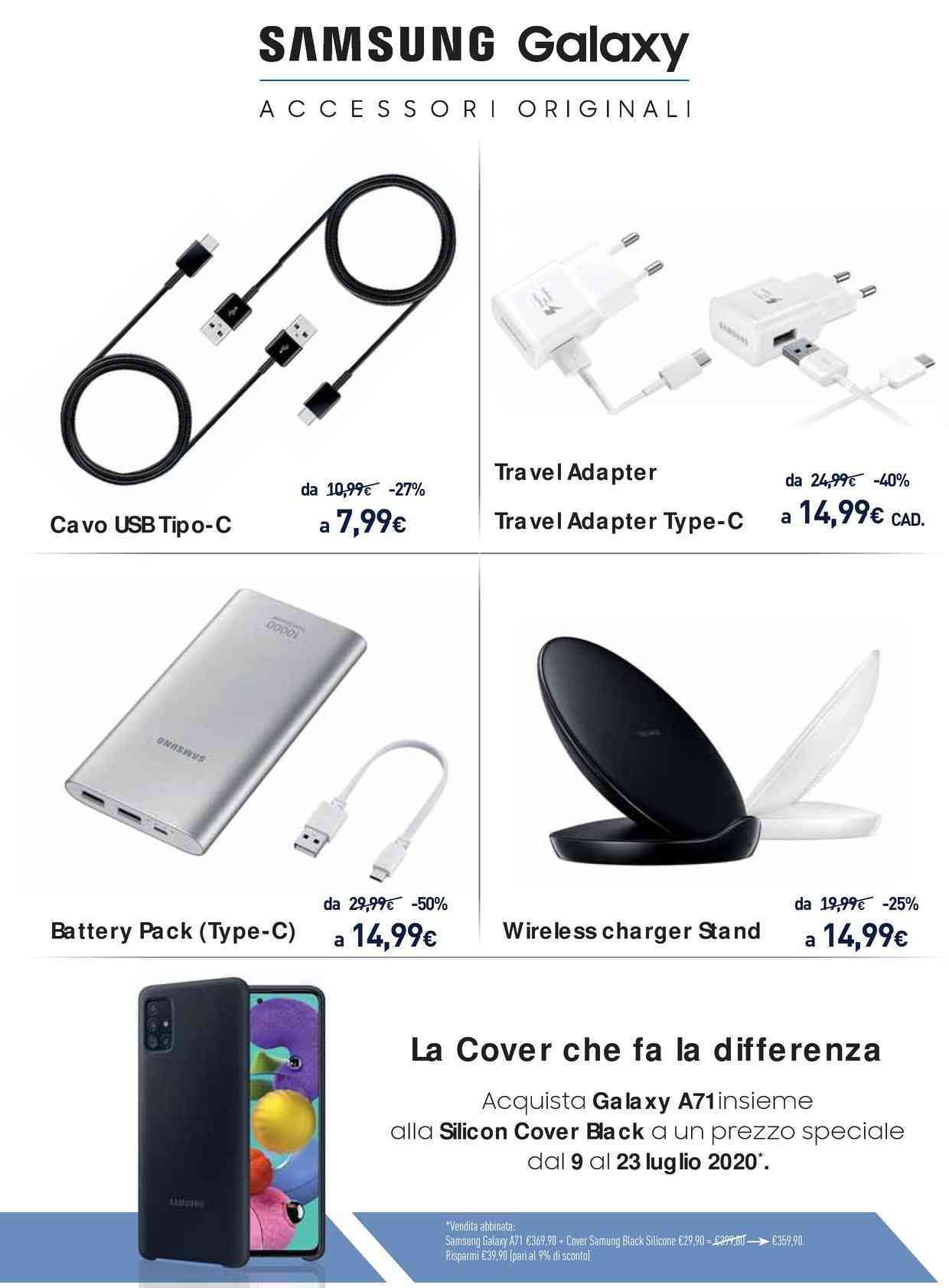 Unieuro Samsung Galaxy in offerta volantino e prezzi