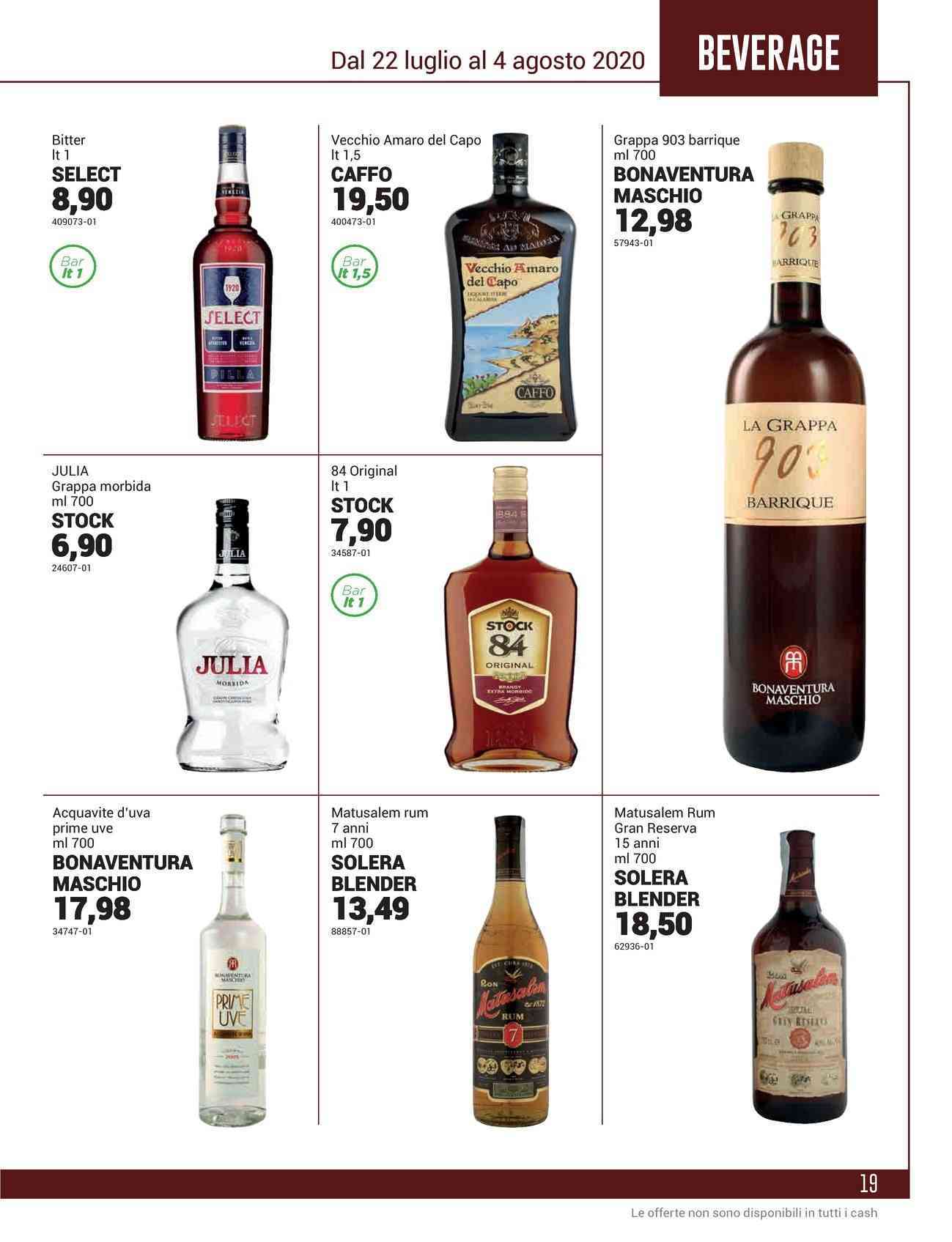 Offerte Amaro del capo a Parabiago nel volantino di iper supermercati ...