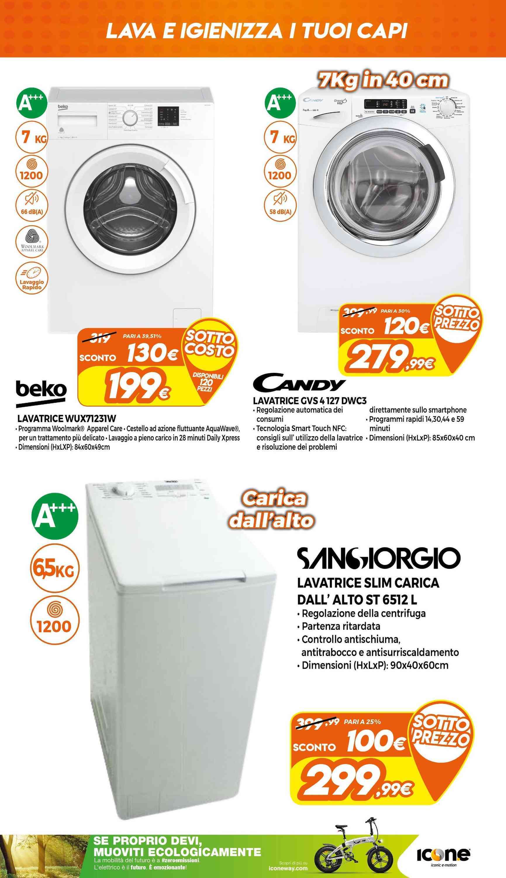 Lavatrice carica dall alto, volantini offerte, prezzi e negozi ...