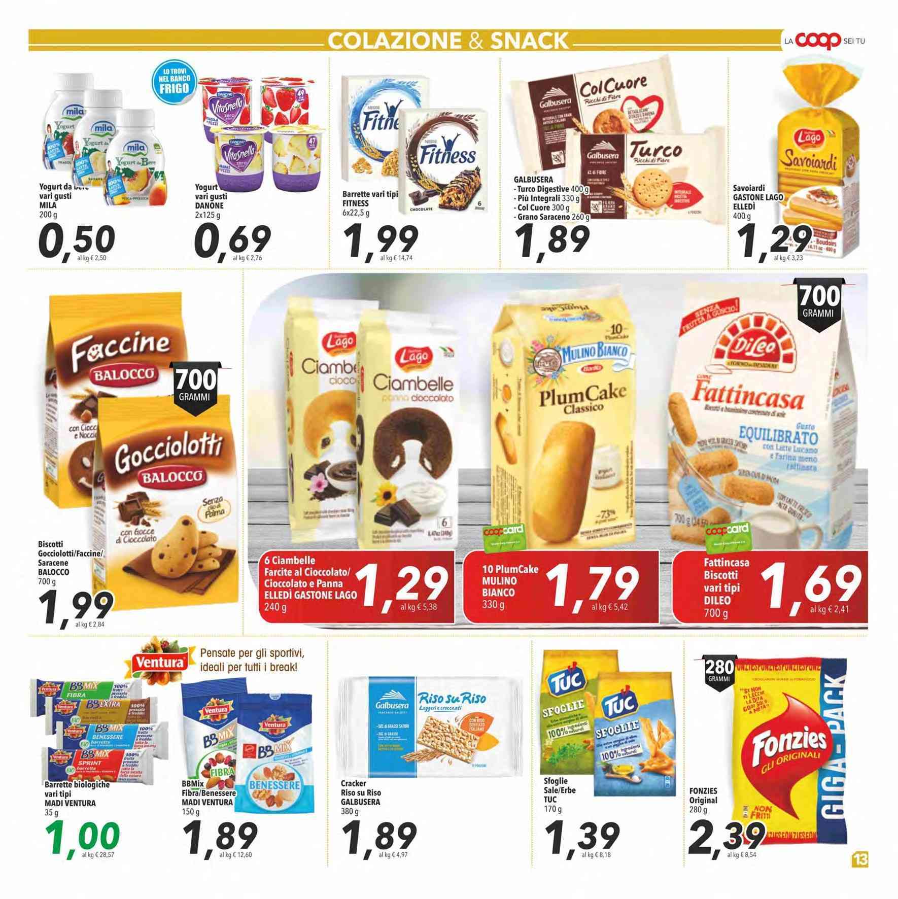 Offerte Biscotti al cioccolato nel volantino di iper supermercati ...