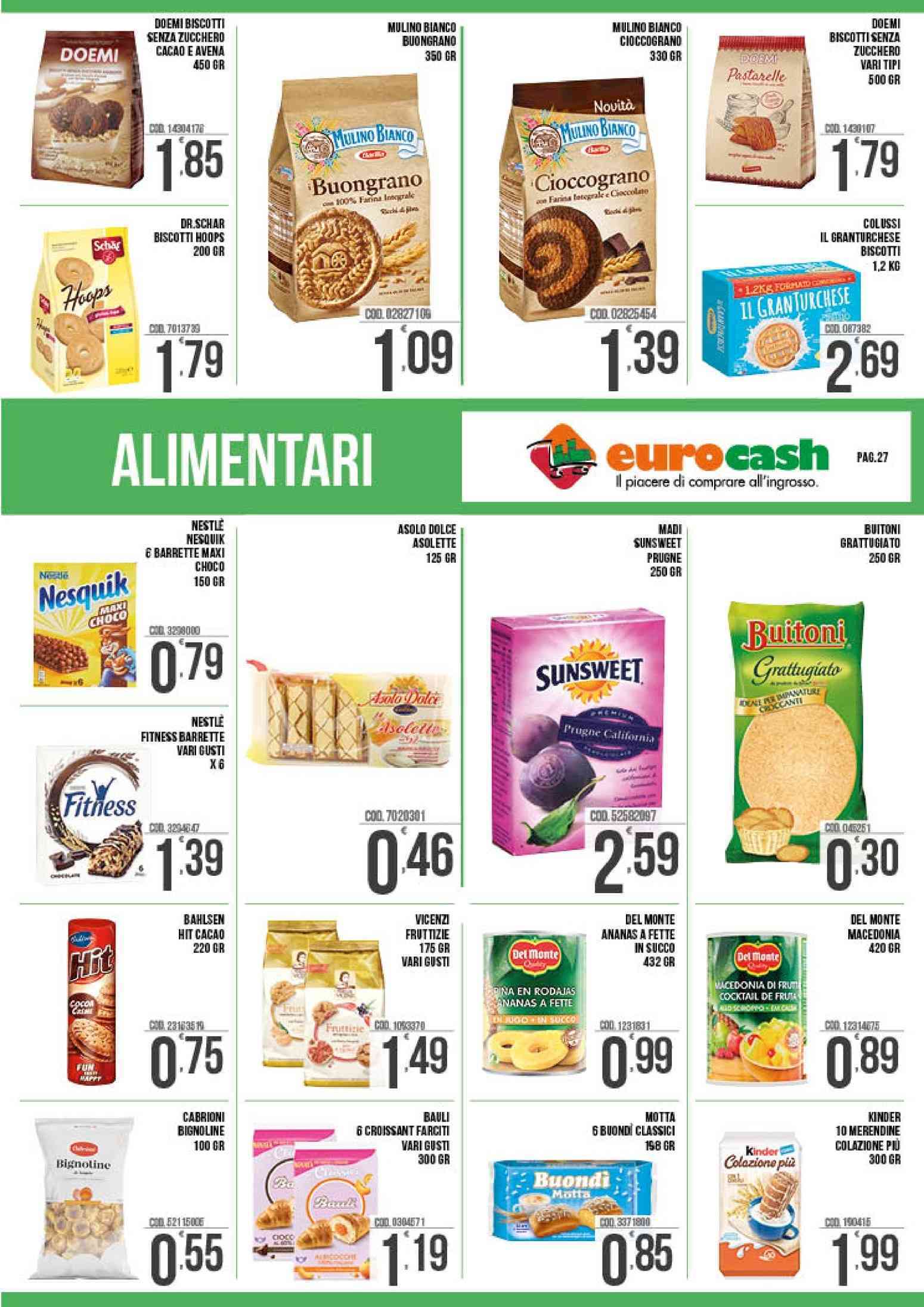 Offerte Biscotti al cioccolato nel volantino di iper supermercati ...