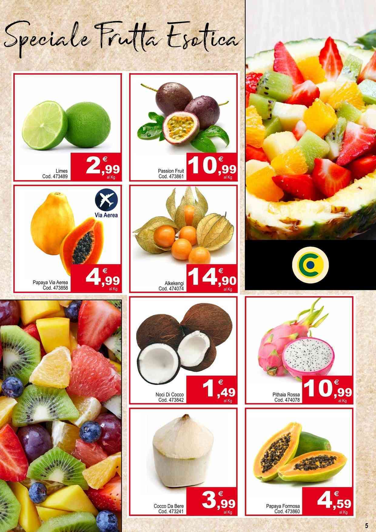 Offerte Frutta esotica nel volantino di iper supermercati - PromoQui