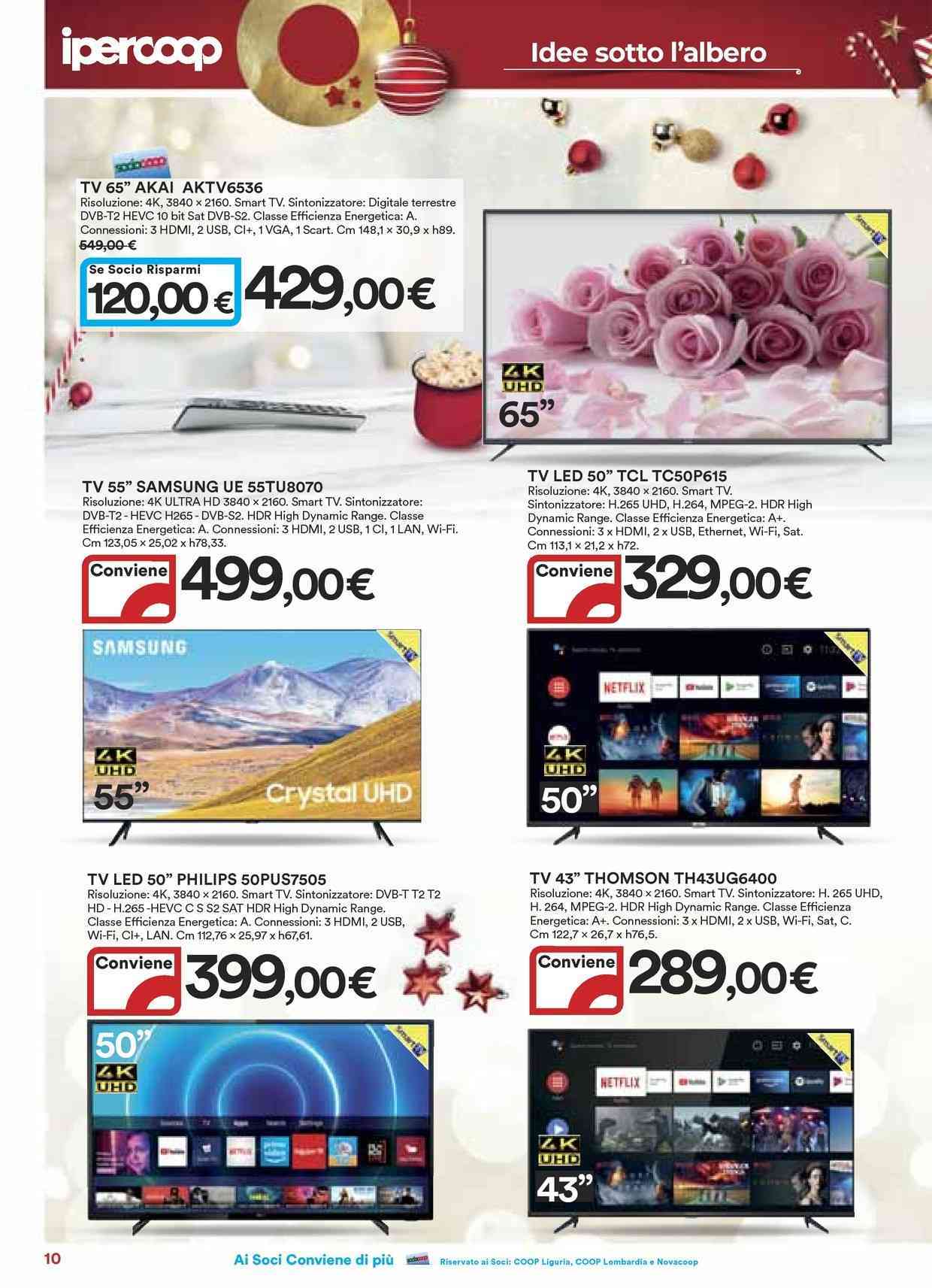 Tv led 50, volantini offerte, prezzi e negozi elettronica - PromoQui