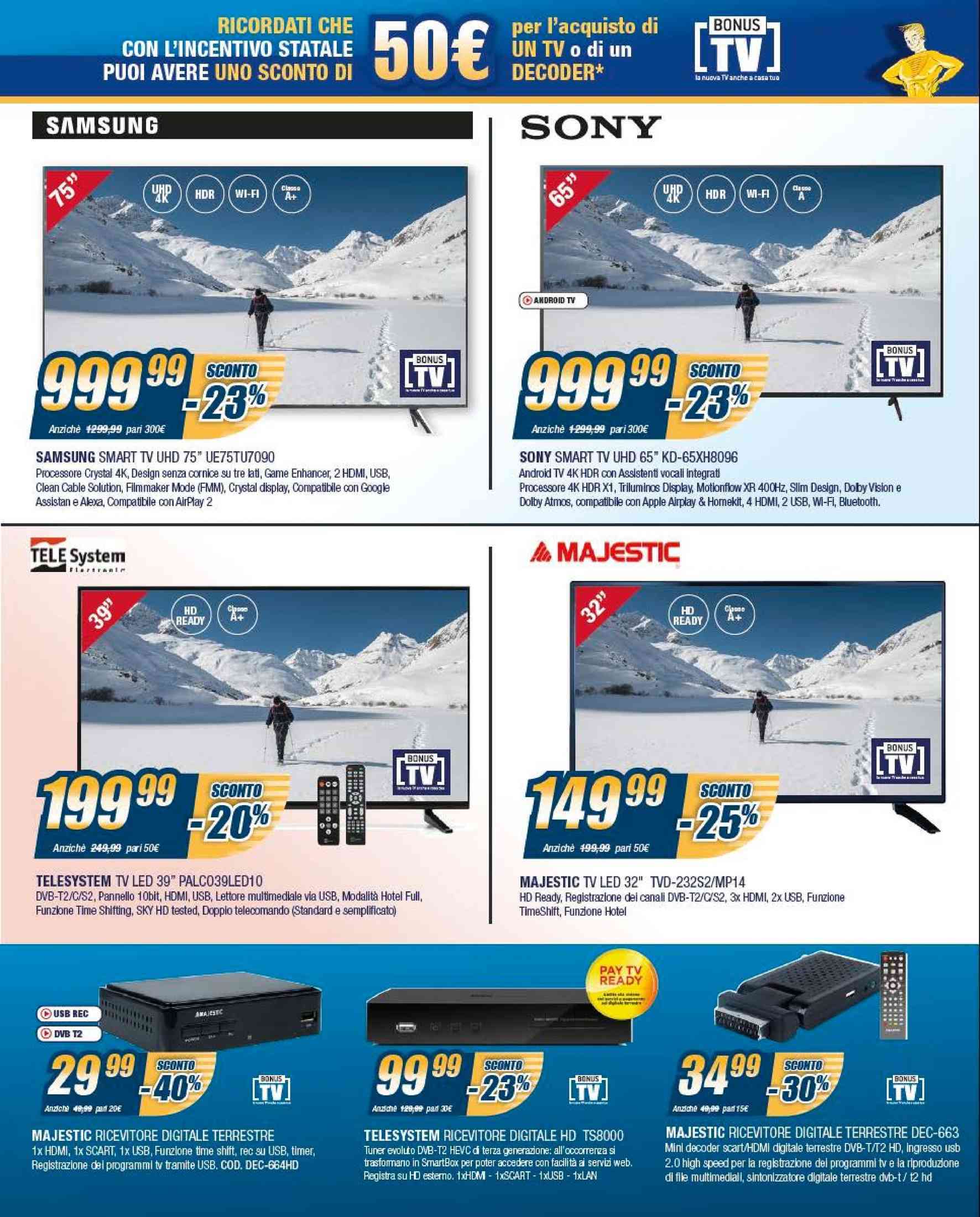 Decoder digitale terrestre, volantini offerte, prezzi e negozi ...