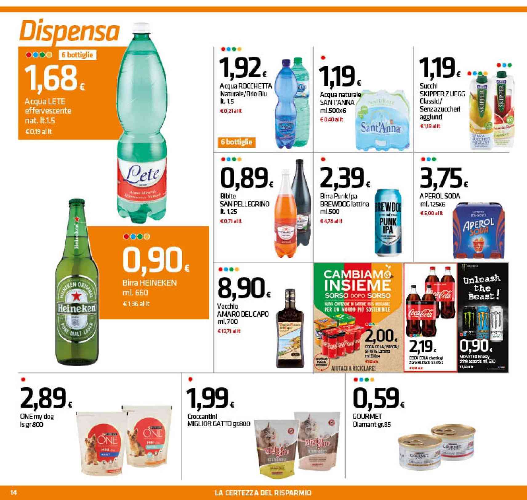 Offerte Acqua Lete nel volantino di iper supermercati - PromoQui