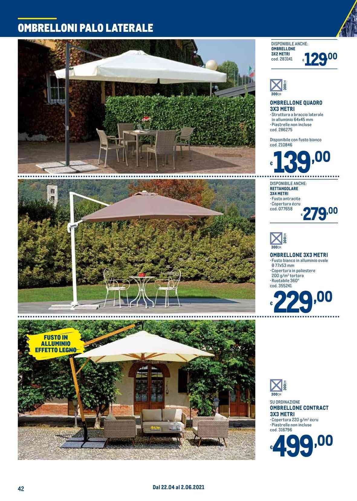 Offerte Ombrelloni, shopping nel negozio - PromoQui