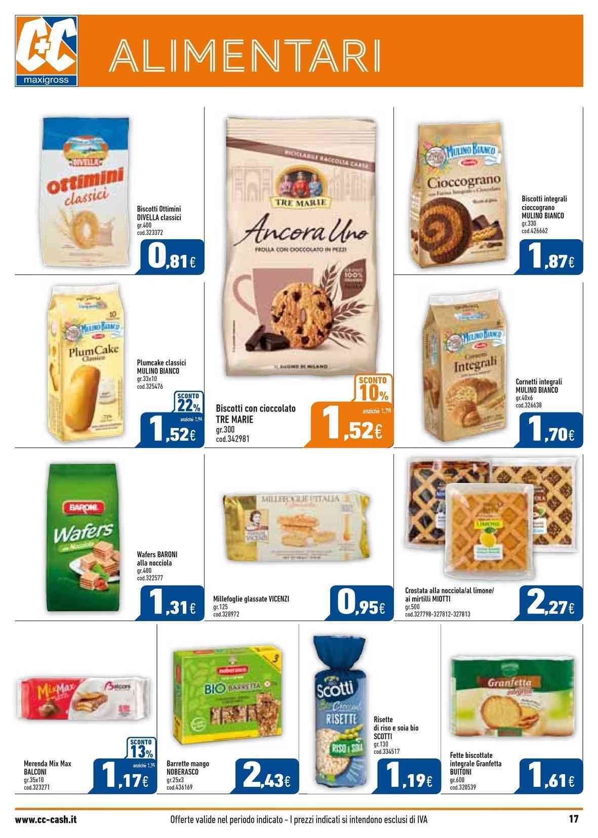 Offerte Biscotti al cioccolato nel volantino di iper supermercati ...