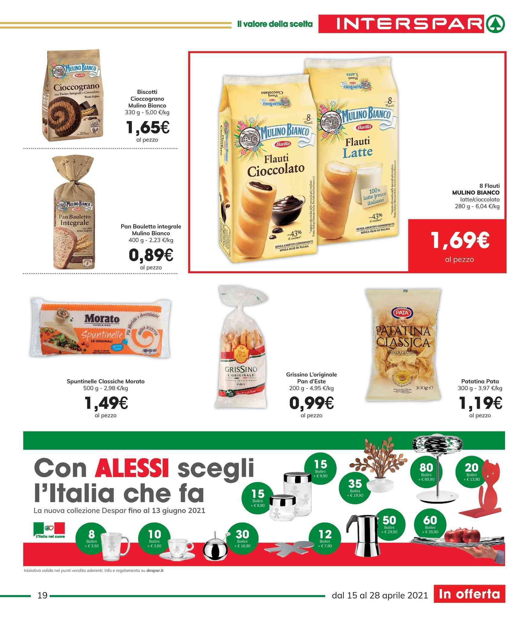 Offerte Biscotti al cioccolato nel volantino di iper supermercati ...