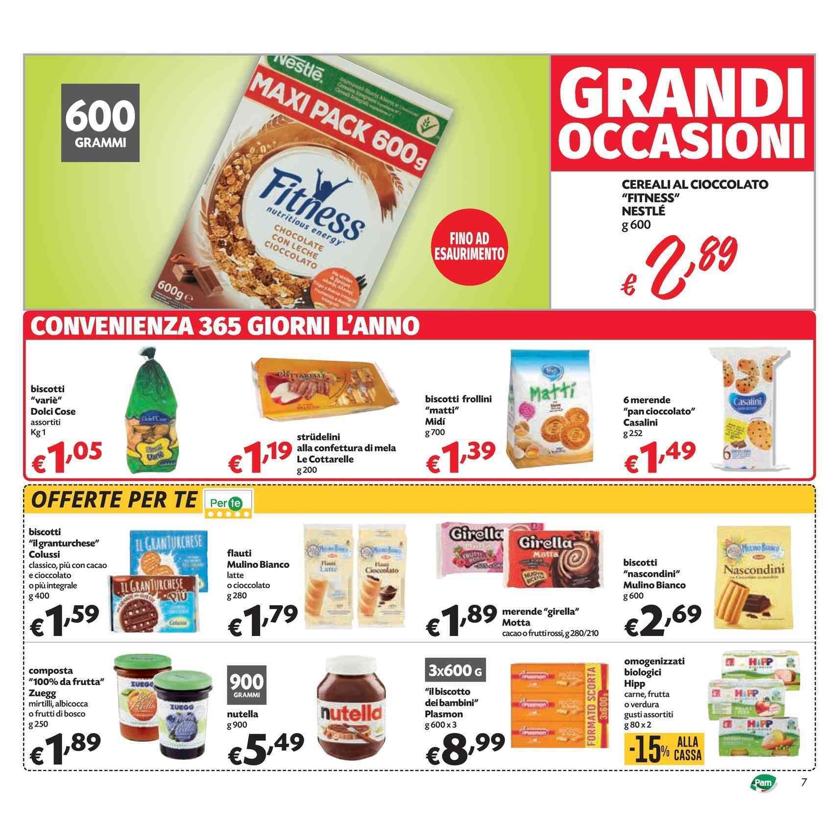 Offerte Biscotti al cioccolato nel volantino di iper supermercati ...