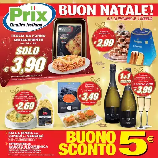 Volantino Prix con le ultime offerte dal 20 dicembre