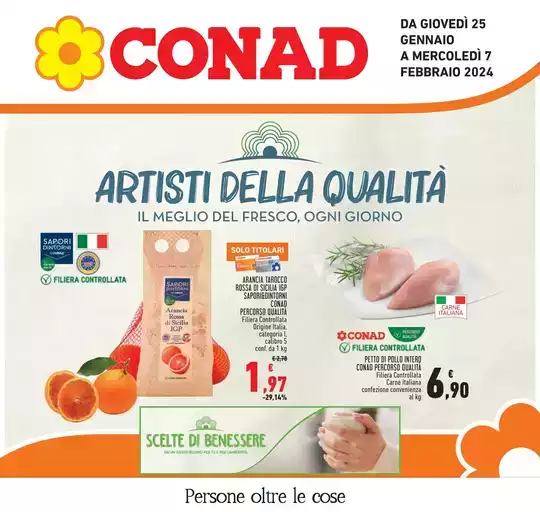 Volantino Conad a Forlì: offerte dal 08/02 al 17/02 in anteprima