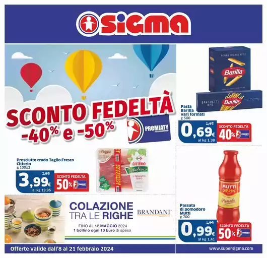 Sigma volantino nuovo in anteprima dal 13/02